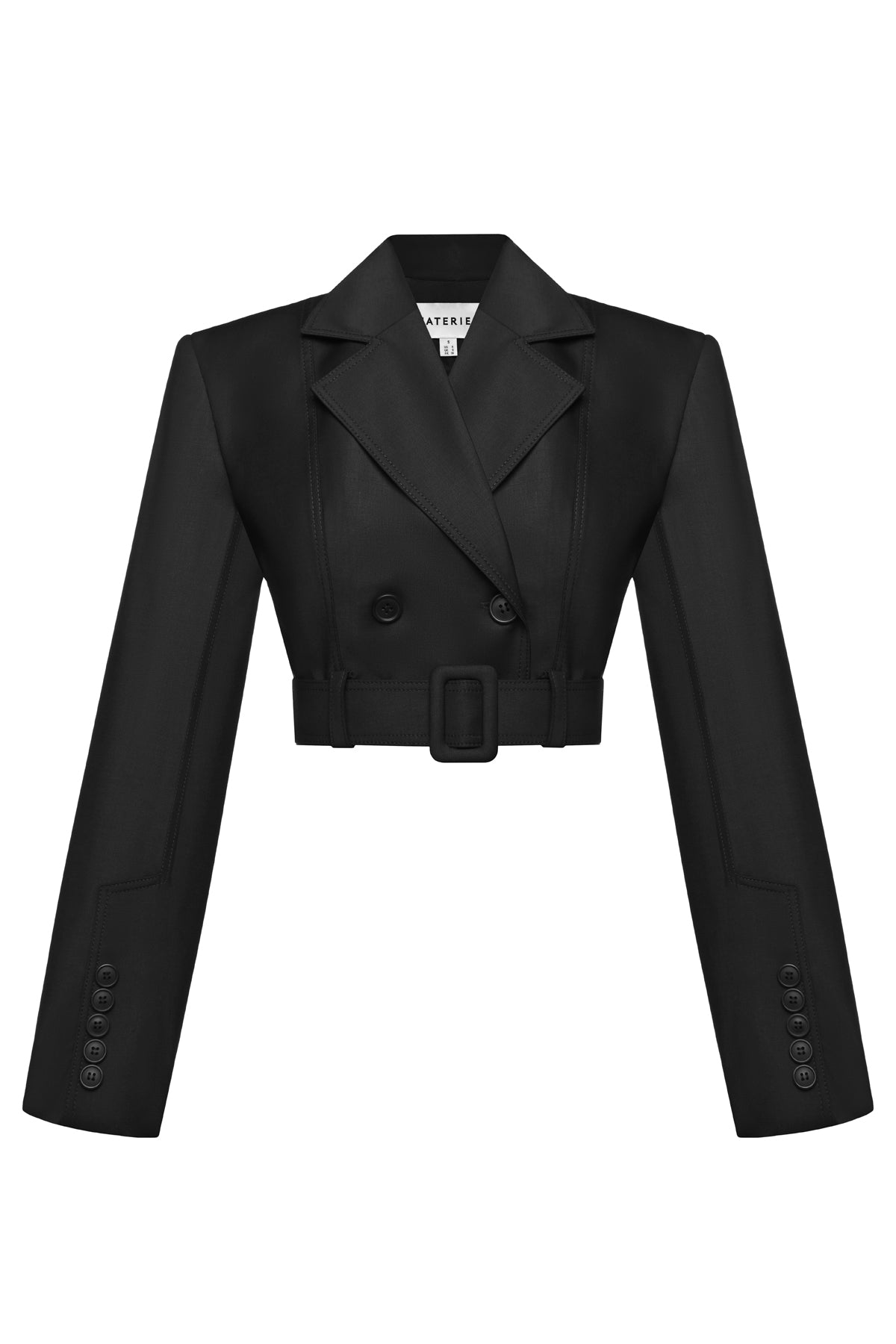 No Back Belted Mini Jacket – Materiel