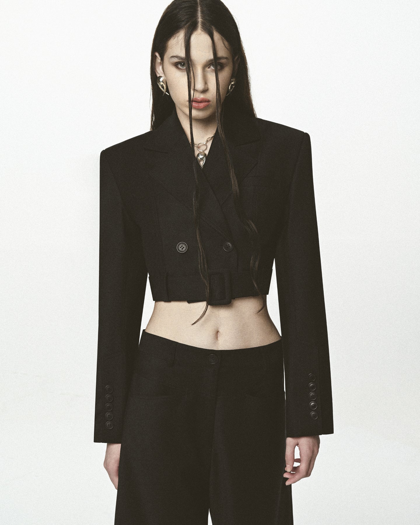 No Back Belted Mini Jacket – Materiel