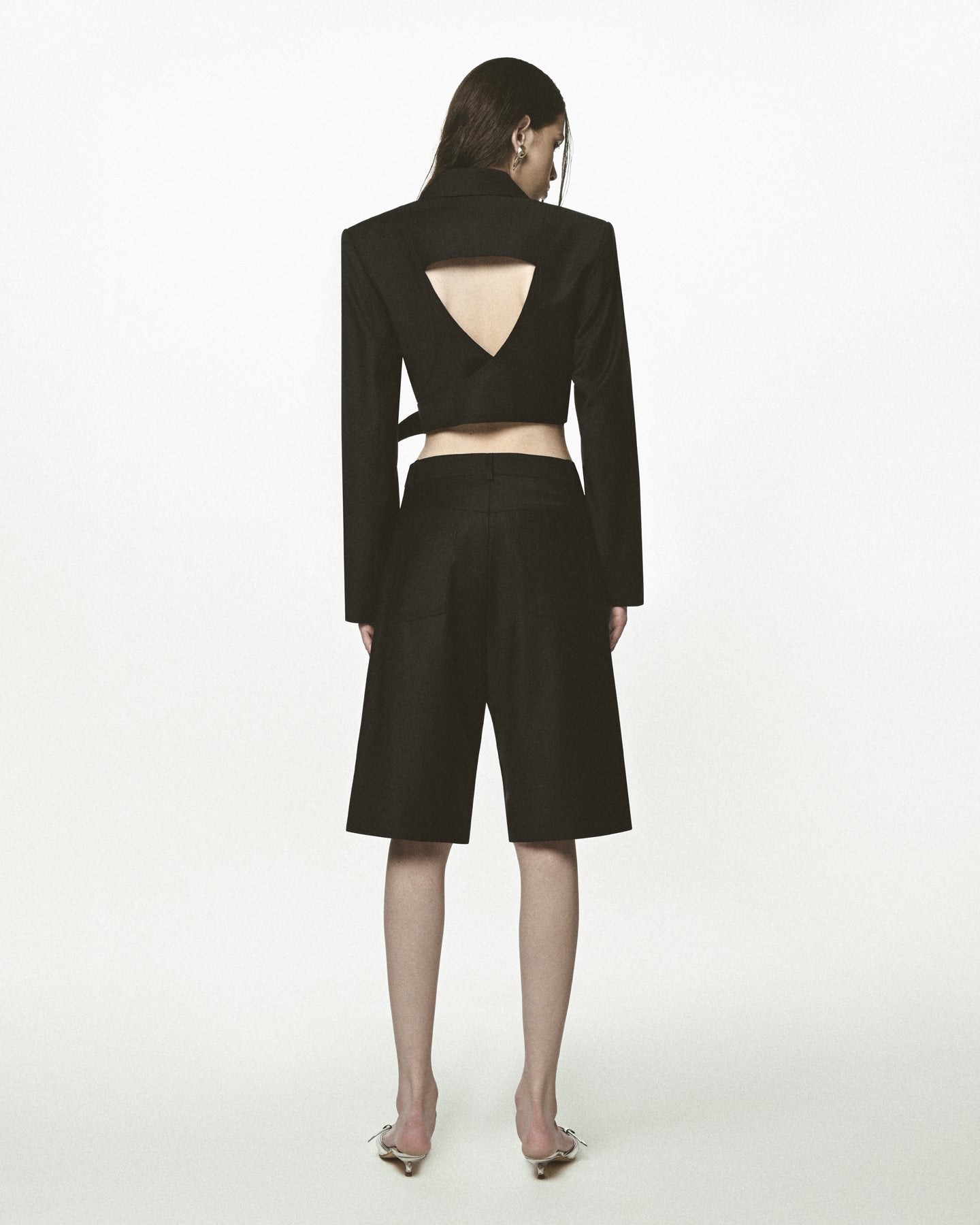No Back Belted Mini Jacket – Materiel